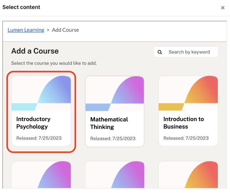 Lumen One: Moodle - Course Import Process
